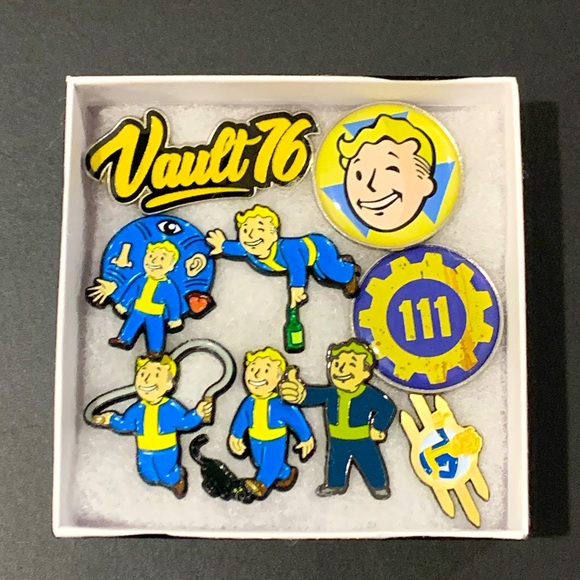 Bethesda | Accessories | Fallout 4 Enamel Pin Lot | Poshmark